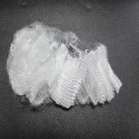 China Virgin Polyester Staple Fiber 1.56D 51mm White High Stain Resistance for sale