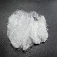 China Virgin Polyester Staple Fiber 1.56D 51mm White High Stain Resistance for sale