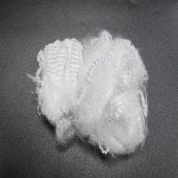 China Virgin Polyester Staple Fiber 1.56D 51mm White High Stain Resistance for sale