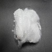 China Virgin Polyester Staple Fiber 1.56D 51mm White High Stain Resistance for sale