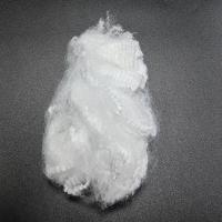 China Virgin Polyester Staple Fiber 1.56D 51mm White High Stain Resistance for sale
