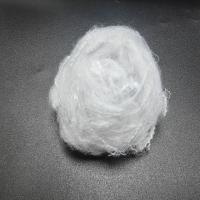 China Recycled Polyester Staple Fiber 2.5D 51mm White High Shrinkage Resistance for sale