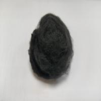 China Virgin Polyester Staple Fiber 2.78D 51mm Black  High Stain Resistance for sale