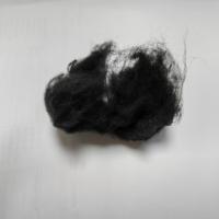 China Virgin Polyester Staple Fiber 2.78D 51mm Black  High Stain Resistance for sale