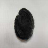 China Virgin Polyester Staple Fiber 2.78D 51mm Black  High Stain Resistance for sale