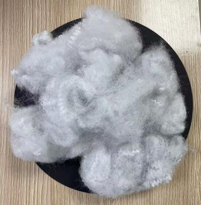China Recycled Polyester Staple Fiber 15D 64mm Raw White for sale
