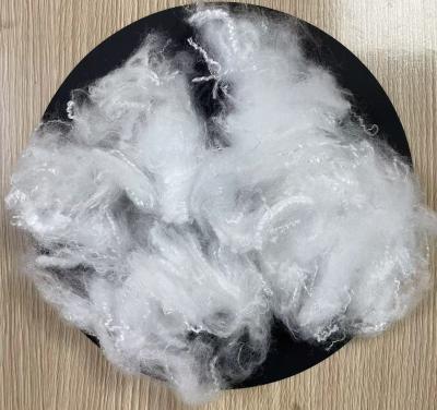China AA Grade Dyed Polypropylene Staple Fiber 2.2D 40mm White for Non-Woven Fabrics and Geotextiles for sale