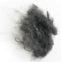 China Virgin Polyester Staple Fiber 8.89D 65mm Grey for Automotive Interiors for sale