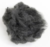 China Virgin Polyester Staple Fiber 8.89D 65mm Grey for Automotive Interiors for sale
