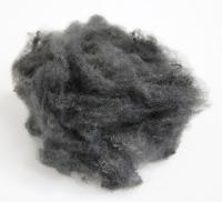 China Virgin Polyester Staple Fiber 8.89D 65mm Grey for Automotive Interiors for sale