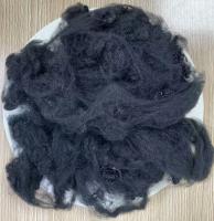China Virgin Polyester Staple Fiber 3D 65mm Black  Oil Content 0.15-0.3% for sale