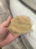 China Recycled Polyester Staple Fiber 6D 51mm Beige  Low Elongation for sale