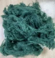 China Blackish Green Recycled Polyester Staple Fiber 1.5D 38mm for sale