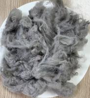 China Recycled Polyester Staple Fiber 1.5D 38mm Light Gray UV Protection for sale