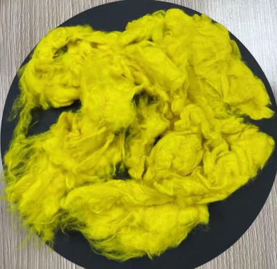 China Alginate Fiber Yellow - Hypoallergenic Biodegradable Textile with High Absorbency and Antimicrobial Properties for sale