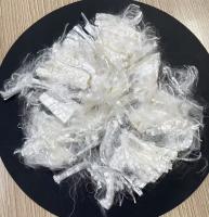 China White Alginate Fiber - High Absorbency, Antimicrobial, Biodegradable for sale