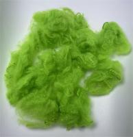 China Lightweight Recycled Polyester Staple Fiber with Good Chemical Resistance and Qiuxiang Green Color for sale