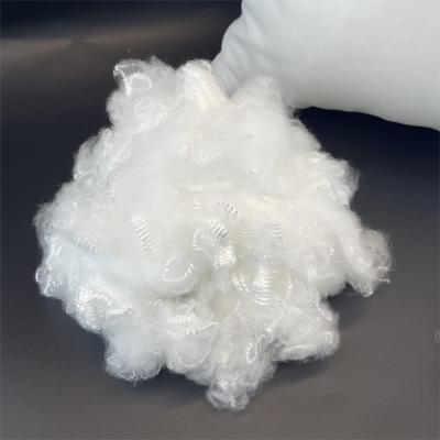 China Virgin Polyester Staple Fiber 1.33D 38mm White Optical Bright Hollow Conjugated for Textile and Home Use for sale