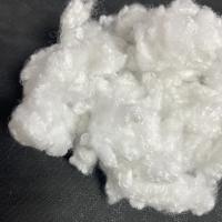 China High Elasticity Silicone Coated Polyester Staple Fiber 32mm for Home Textiles and Industrial Use for sale