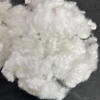 China High Elasticity Silicone Coated Polyester Staple Fiber 32mm for Home Textiles and Industrial Use for sale