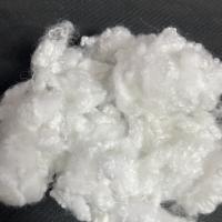 China High Elasticity Silicone Coated Polyester Staple Fiber 32mm for Home Textiles and Industrial Use for sale