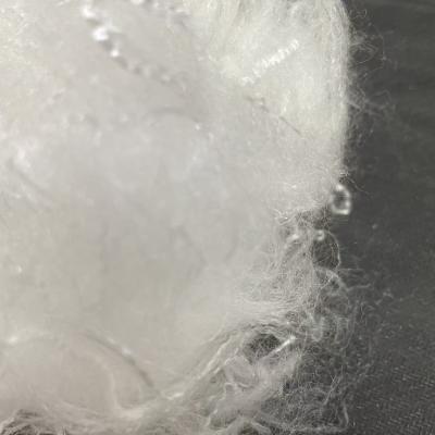 China Biodegradable PLA Fiber 51mm Semi-Matt Hollow Silicone for Disposable Products for sale