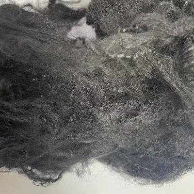 China Black 3D*65mm Polypropylene Staple Fiber with Acid and Alkali Corrosion Resistance and Waterproof Wear-Resistant Properties for sale