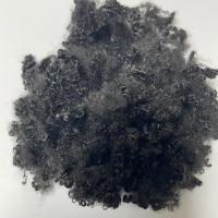 China black 3D*64mm Flame Retardant  Polyester Staple Fiber with Length for Bedding and Industrial Filtration for sale