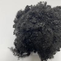 China black 3D*64mm Flame Retardant  Polyester Staple Fiber with Length for Bedding and Industrial Filtration for sale