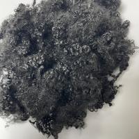 China black 3D*64mm Flame Retardant  Polyester Staple Fiber with Length for Bedding and Industrial Filtration for sale