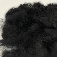 China 6D×51mm Recycled Black Polyester Staple Fiber with Water Repellent Properties for Filling and Non-Woven Use for sale