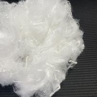 China 1.5D×32mm High Elastic Fluffy Eco-Friendly Polyester Staple Fiber for Down-Like Imitation Fiber Fill Imitation down fiber for sale