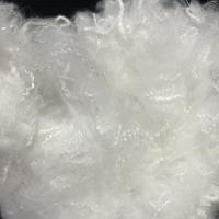 China 1.5D×32mm High Elastic Fluffy Eco-Friendly Polyester Staple Fiber for Down-Like Imitation Fiber Fill Imitation down fiber for sale