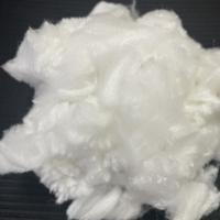 China 3D*35mm Regenerated Latex Cotton Fiber with High Elasticity and Ultra Soft Texture for Home Textile Filling for sale