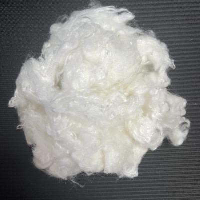 China Recycled Inorganic Flame Retardant Polyester Staple Fiber 4.44D×64mm Non-Halogen for Industrial & Textile Safety for sale