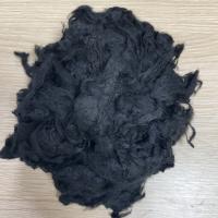 China Premium 1.56D×38mm Black Viscose Staple Fiber with Ultra Soft Texture and High Color Fastness for Home Textiles for sale