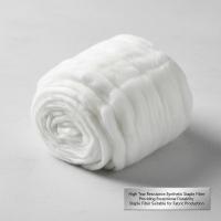 China Low Moisture Content Silicone Coated Polyester Staple Fiber Made from Renewable And Recycled Materials for sale