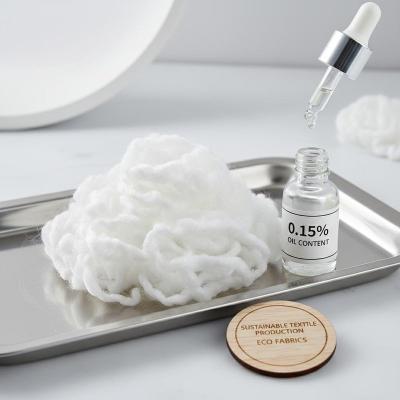 China Silicone Coated Recycled Polyester Staple Fiber with 0.15% Oil Content and Low Fiber Moisture for Sustainable Textiles for sale