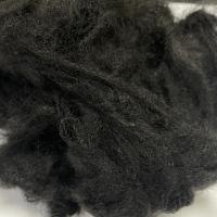 China 5.5D*51mm Black Felt ES fiber For Soundproof &   High Color Felt Staple Fiber Soft & Fluffy Fastness Specifications can be customized for sale