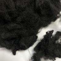 China 5.5D*51mm Black Felt ES fiber For Soundproof &   High Color Felt Staple Fiber Soft & Fluffy Fastness Specifications can be customized for sale