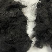 China 5.5D*51mm Black Felt ES fiber For Soundproof &   High Color Felt Staple Fiber Soft & Fluffy Fastness Specifications can be customized for sale