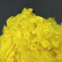 China For spinning and textiles yellow viscose staple fiber 1.67DX51mm, soft breathable and stable in quality Specifications can be customized for sale
