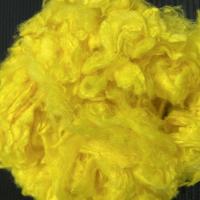 China For spinning and textiles yellow viscose staple fiber 1.67DX51mm, soft breathable and stable in quality Specifications can be customized for sale