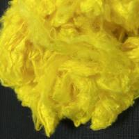 China For spinning and textiles yellow viscose staple fiber 1.67DX51mm, soft breathable and stable in quality Specifications can be customized for sale