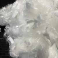 China Virgin Down-Like Microfiber 0.7D*12MM, Ultra Soft Fluffy Siliconized Polyester Staple Fiber for Bedding Filling Garment Lining for sale