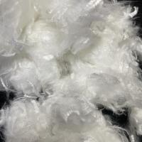 China Virgin Down-Like Microfiber 0.7D*12MM, Ultra Soft Fluffy Siliconized Polyester Staple Fiber for Bedding Filling Garment Lining for sale