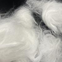China For winter knitting yarn textile blending Coat & Hat Fabric Production，High Shine 90D Mohair Like Fiber 102MM for sale