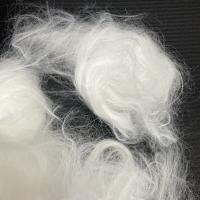 China For winter knitting yarn textile blending Coat & Hat Fabric Production，High Shine 90D Mohair Like Fiber 102MM for sale