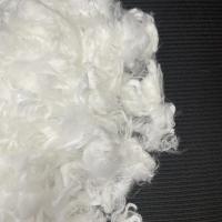 China Phase Change Thermostatic Fiber 2D*25mm, Soft Silicon Oil Treated Fiber for Warm Clothing Filling Pillow &  Home textile filling for sale
