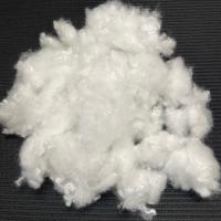 China 2.8D*32MM PBT PET Composite Staple Fiber, Latent Crimp High Elastic Fiber for Knitting Apparel  Excellent Spinnability filling Fiber for sale